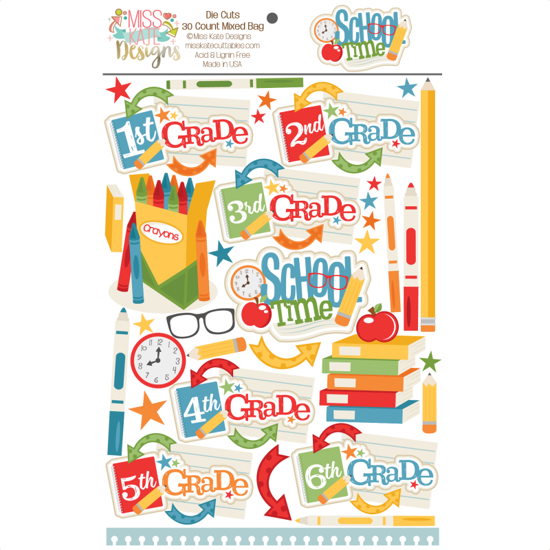 Miss Kate Cuttables Paper Die Cuts for Scrapbooking, Card Making, Paper ...